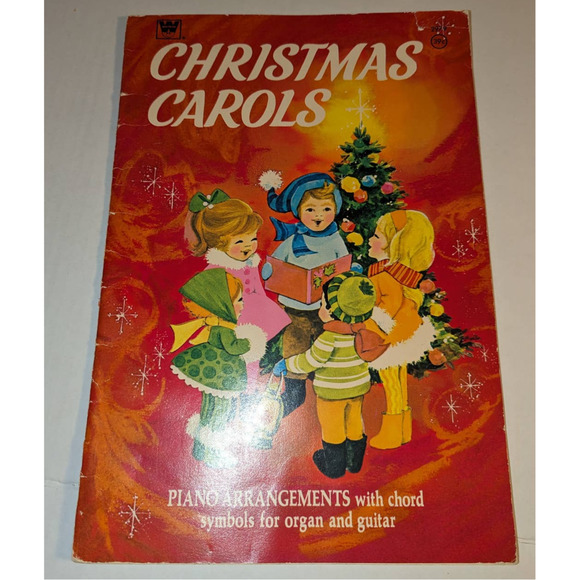 Whitman | Holiday | Vintage 969 Whitman Christmas Carols Pb Book Piano ...